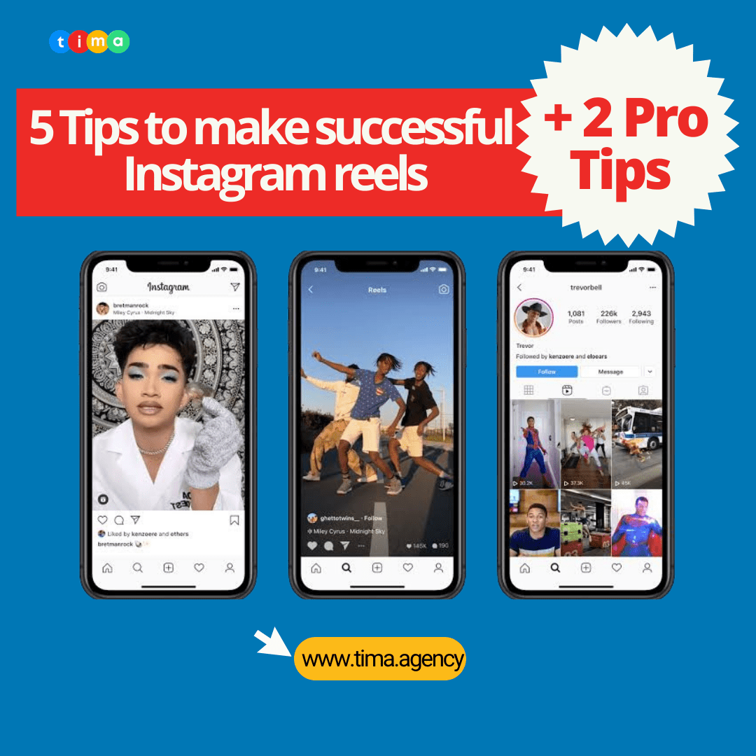 5 Tips to make successful Instagram Reels +2 Pro Tips